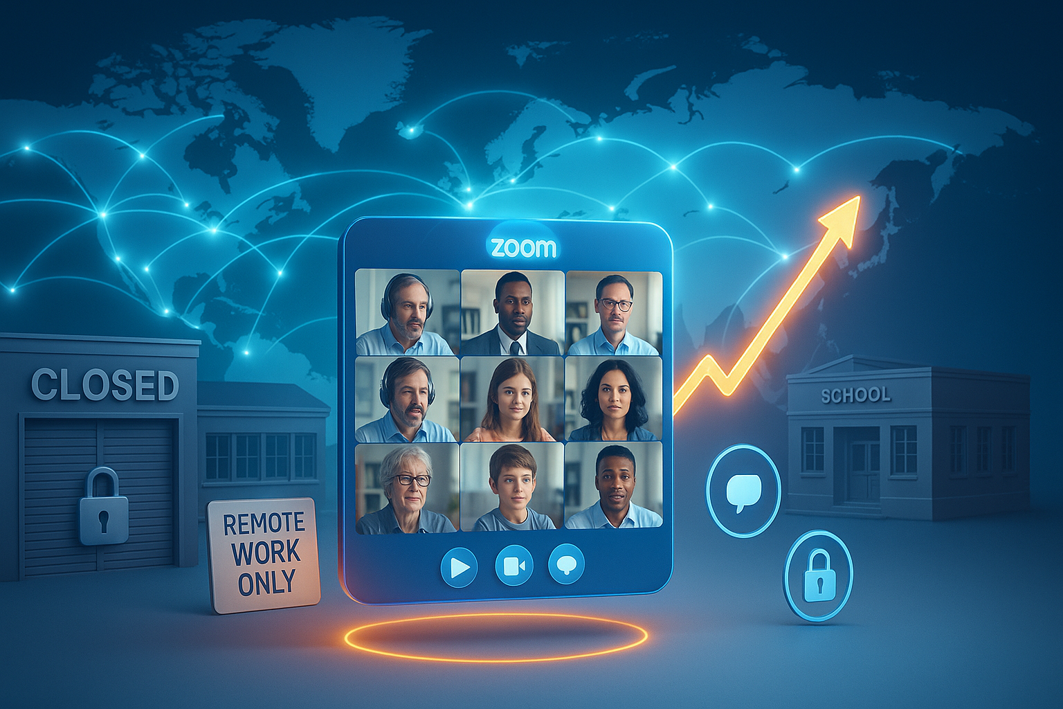 How Zoom Took Over the World: The Rise of a Simple App
