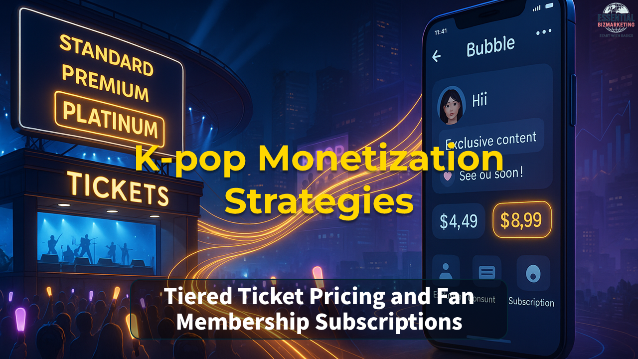 K-pop Monetization: How Ticket Tiers and Fan Apps Maximize Revenue