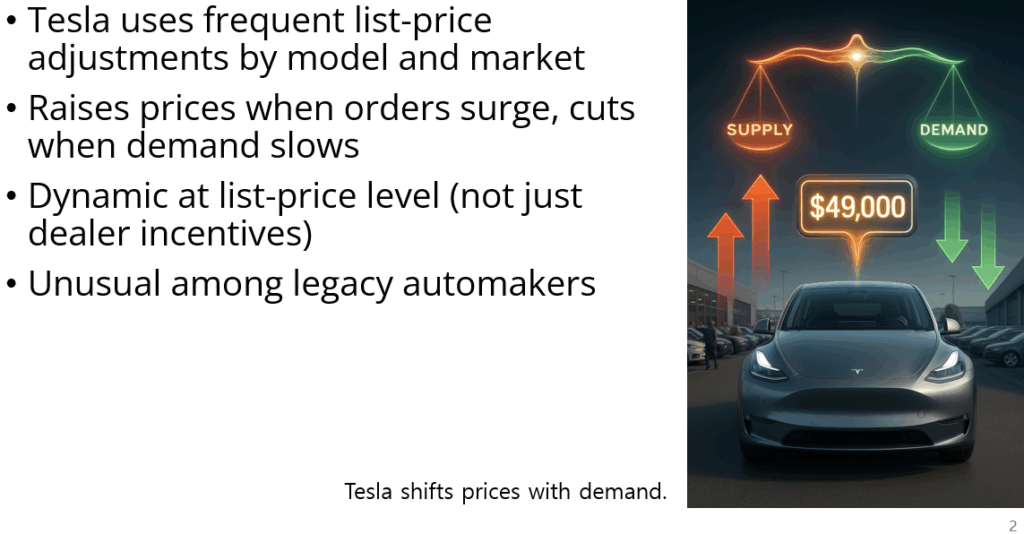 Tesla’s Dynamic EV Pricing: How Fast Cuts and Hikes Shape Demand