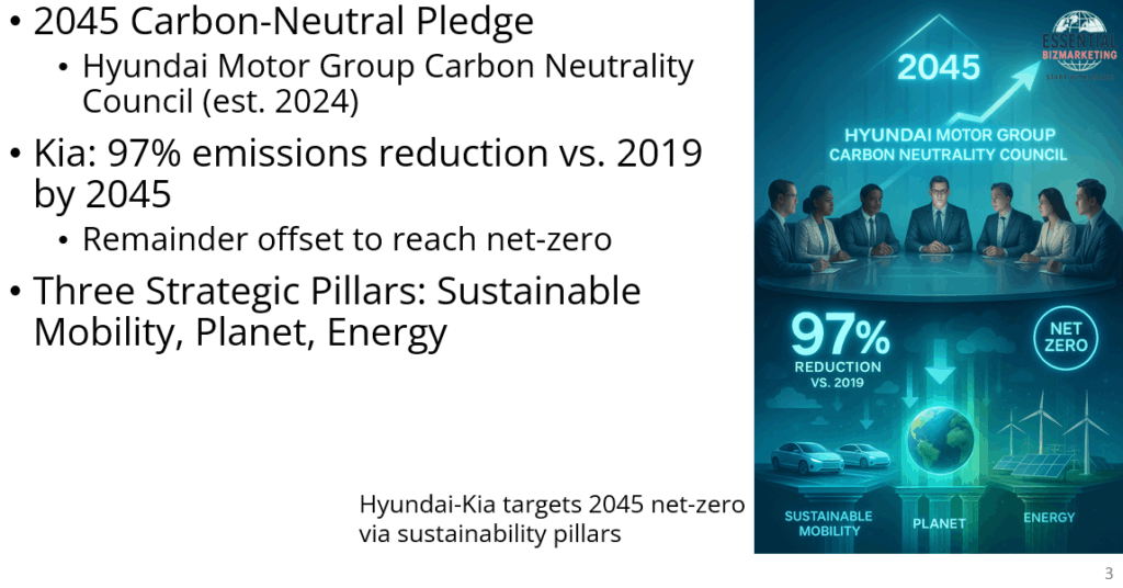 Hyundai–Kia’s 2045 Carbon-Neutrality Roadmap: EVs, Hydrogen, and Net ...